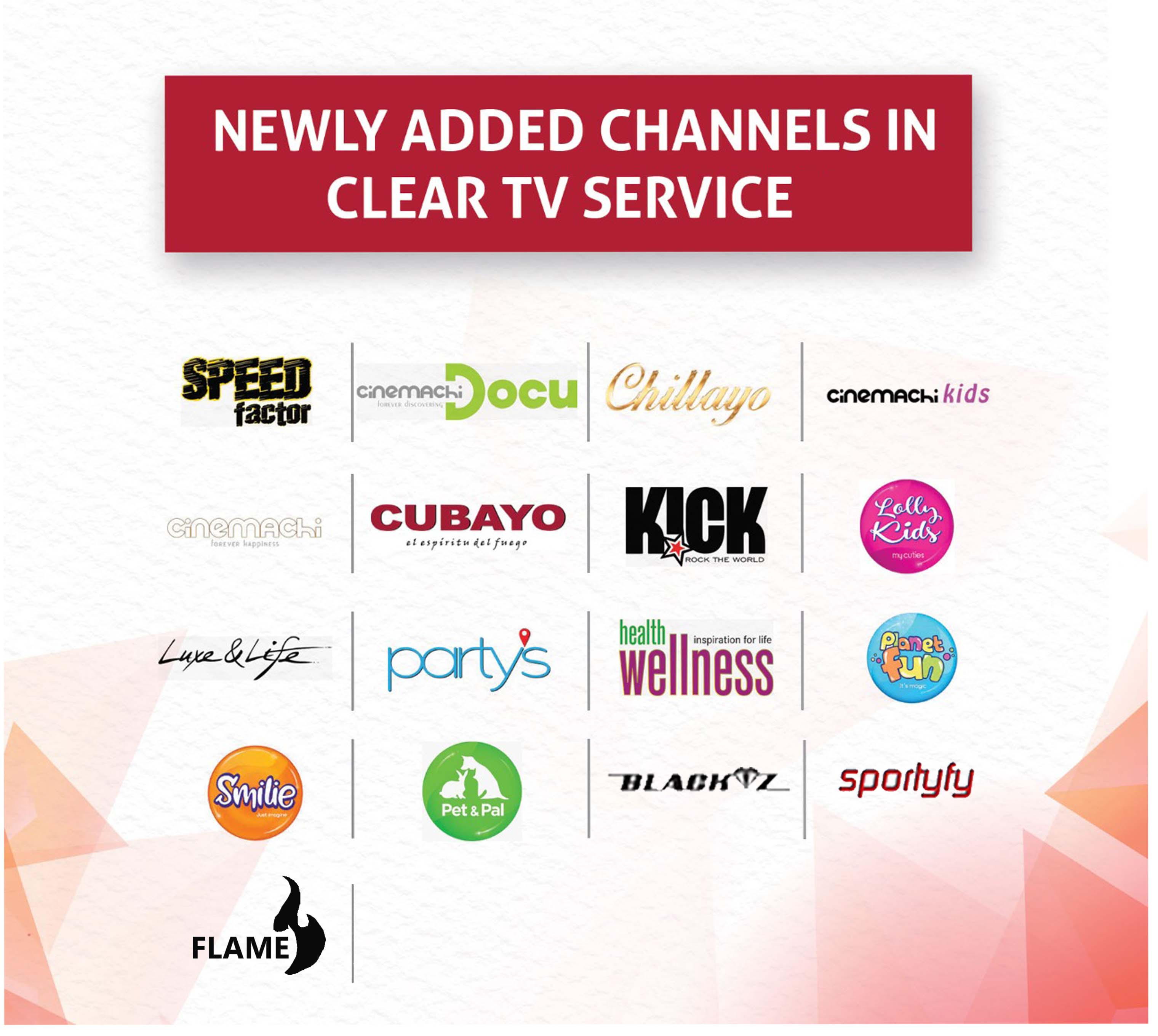 Channel List | Clear TV